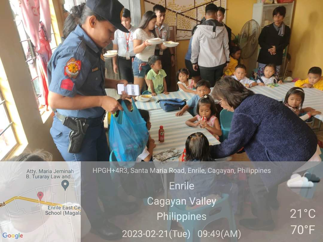 MBK-LC, nakiisa sa Feeding Program sa Enrile, Cagayan