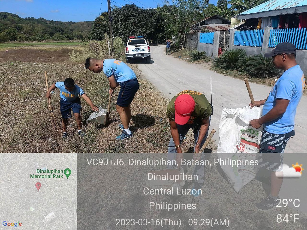 BPATs nakiisa sa Clean-Up Drive sa Bataan