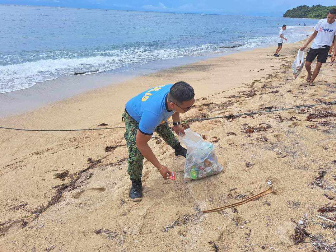 KKDAT Virac Chapter, nakiisa sa Coastal Clean-up Drive Activity