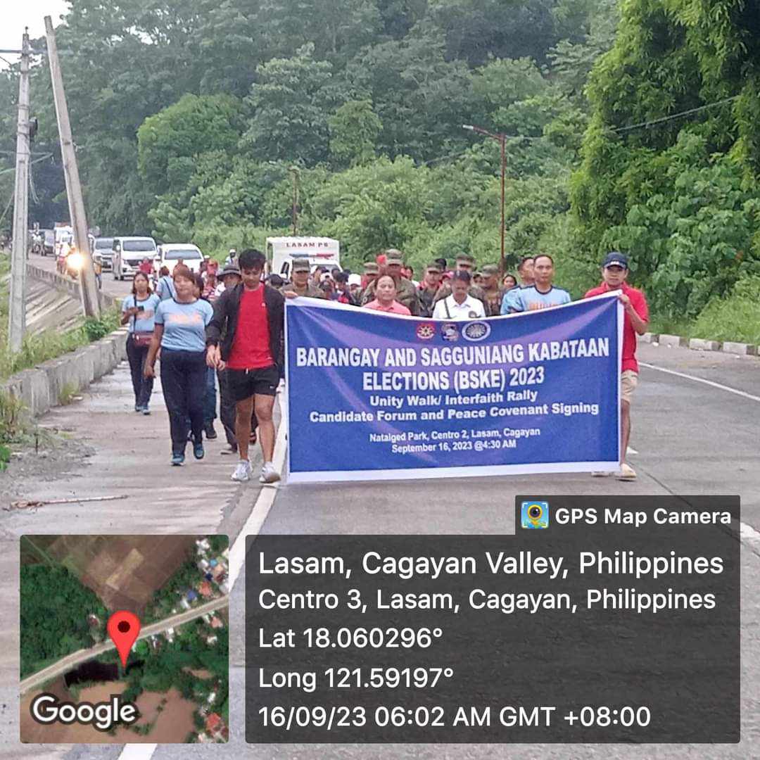Unity Walk at Interfaith Prayer Rally para sa BSKE 2023, isinagawa sa ...