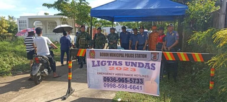 Ligtas Undas 2023, nilahukan ng BPAT’s at Brgy. Tanod ng Northern Samar