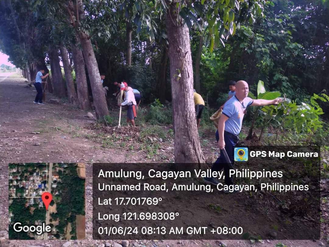 Brgy. Based Group ng Amulung Cagayan nagsagawa ng Clean-up Drive Activity