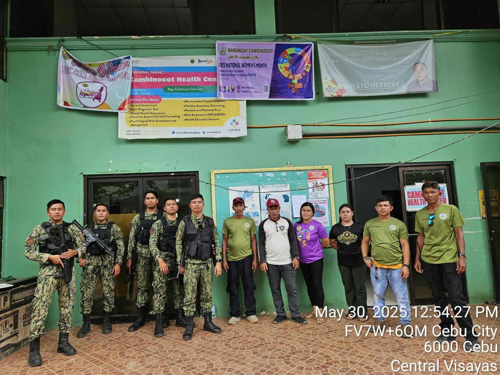 Barangay Public Safety Officers, nakiisa sa Community Anti-Terrorism ...