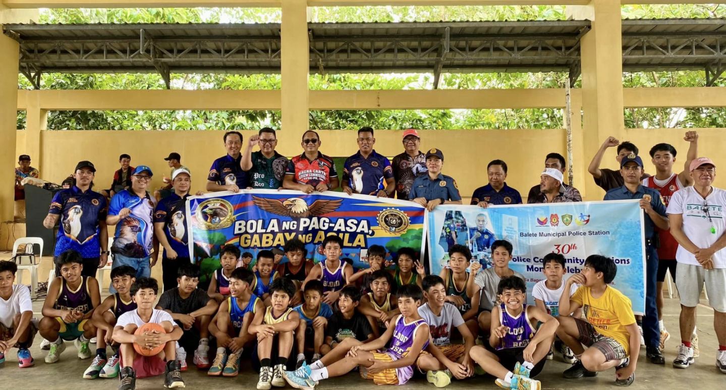 La Patria de Caballeros Eagles Club at Balete PNP, nagsagawa ng ...