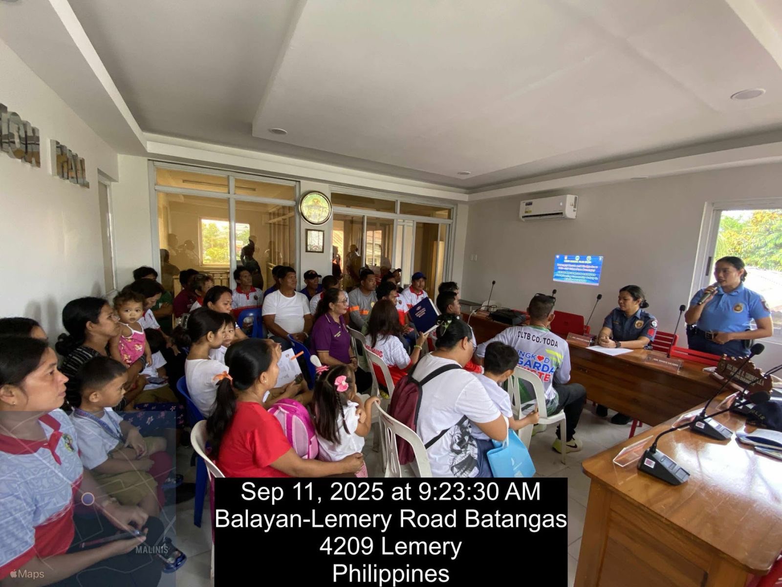 Barangay Forum at Panata para sa Ligtas at Malinis na Barangay ...