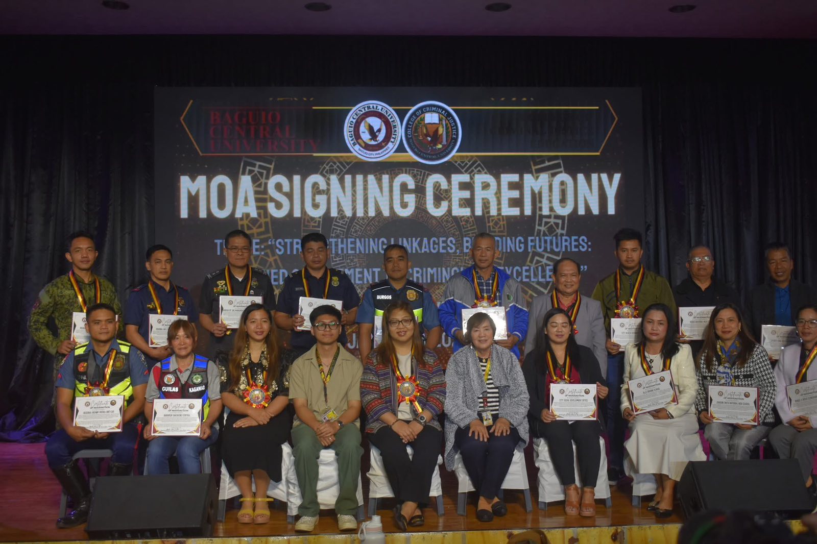 RMFB15 at Baguio Central University, lumagda sa MOA para sa pinalakas ...